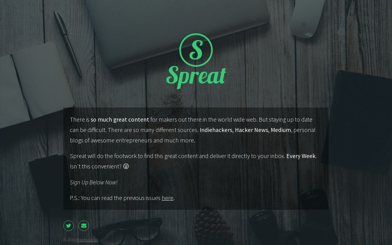 Spreat - The Best Curated Links for Makers